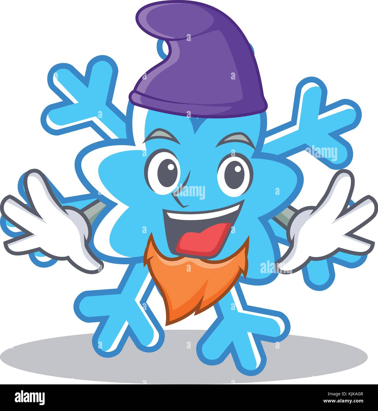 Elf snowflake character cartoon style Stock Vector Image & Art - Alamy