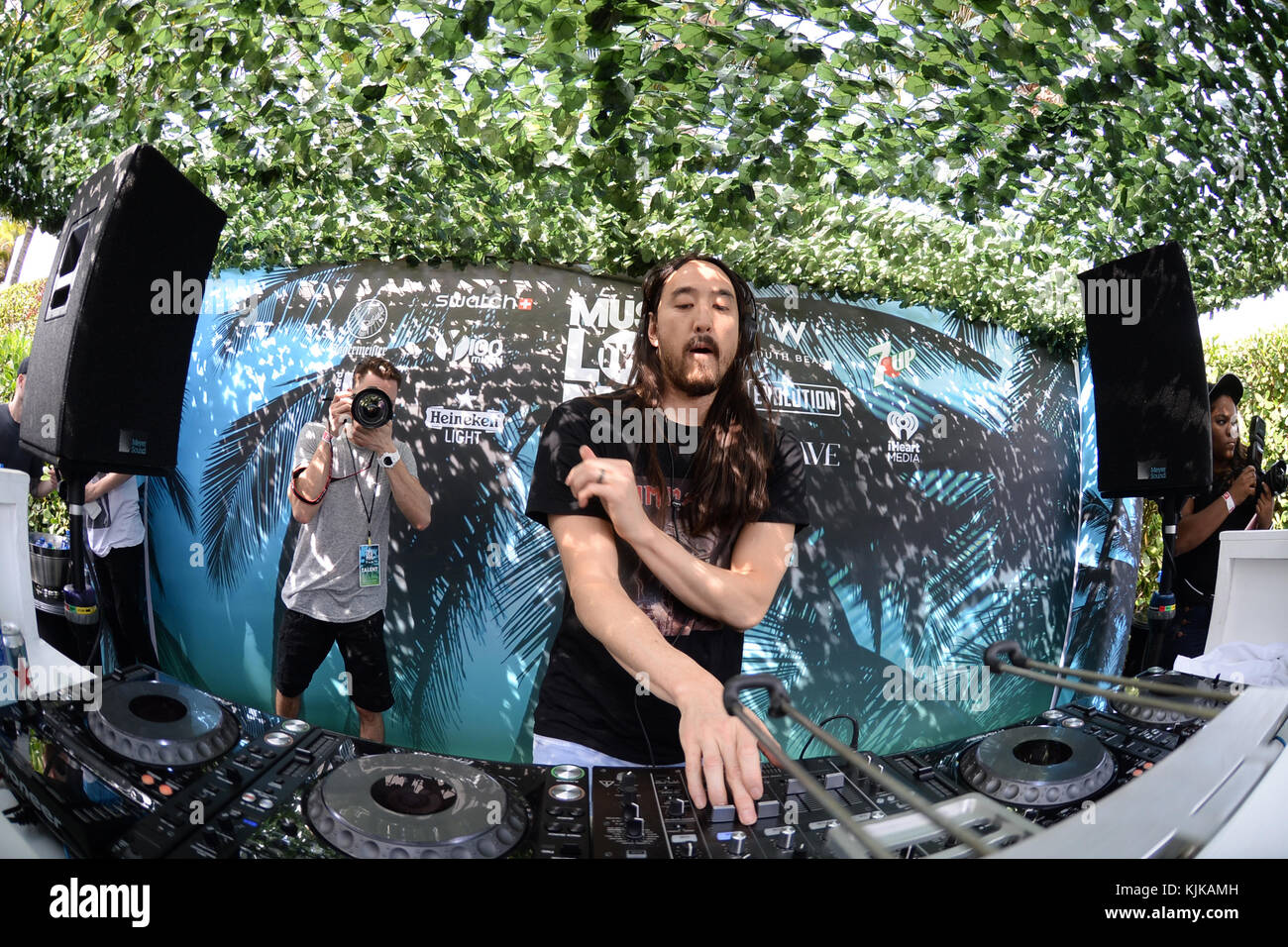 MIAMI BEACH, FL - MARCH 17: Steve Aoki at The IHeart Music NGE Party at ...