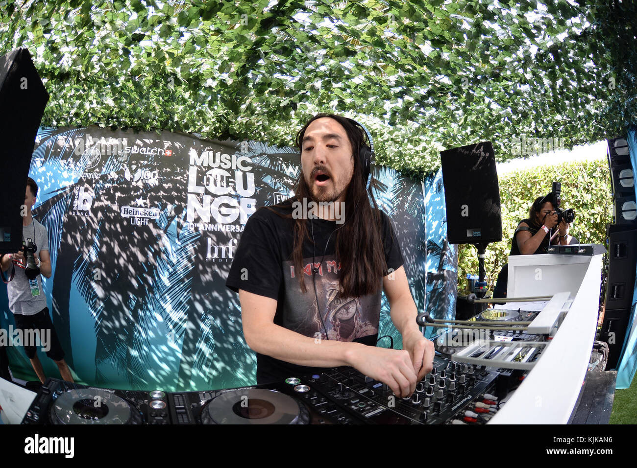 MIAMI BEACH, FL - MARCH 17: Steve Aoki at The IHeart Music NGE Party at ...