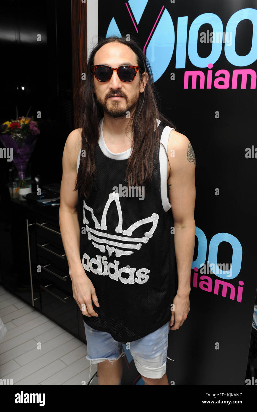 MIAMI BEACH, FL - MARCH 17: Steve Aoki at The IHeart Music NGE Party at ...