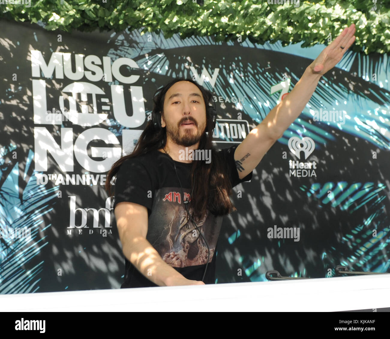 MIAMI BEACH, FL - MARCH 17: Steve Aoki at The IHeart Music NGE Party at ...