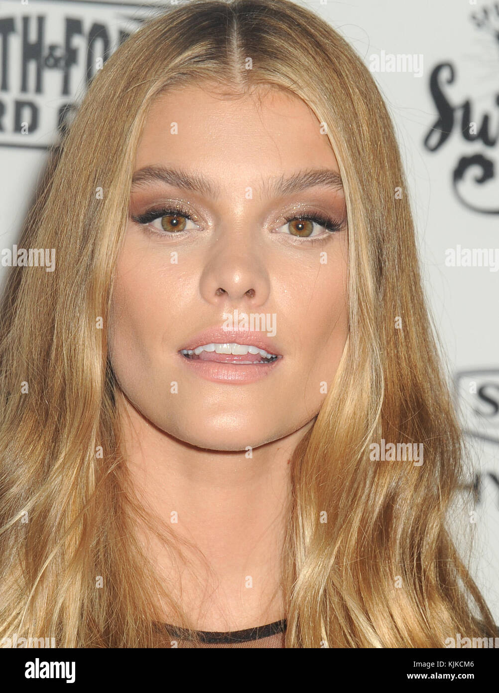 NEW YORK, NY - FEBRUARY 16: Model Nina Agdal attends the Sports ...