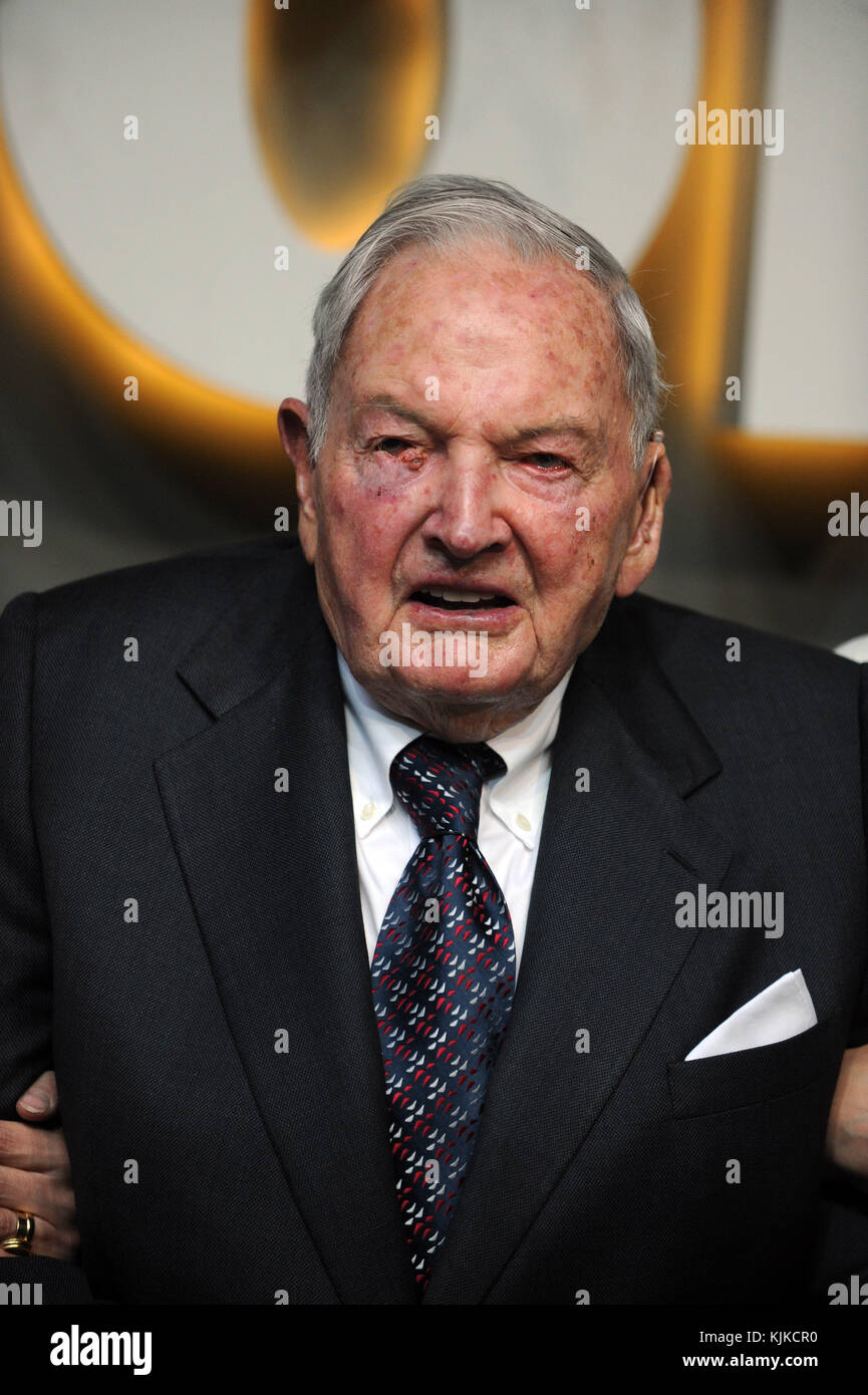 David rockefeller hi-res stock photography and images - Alamy