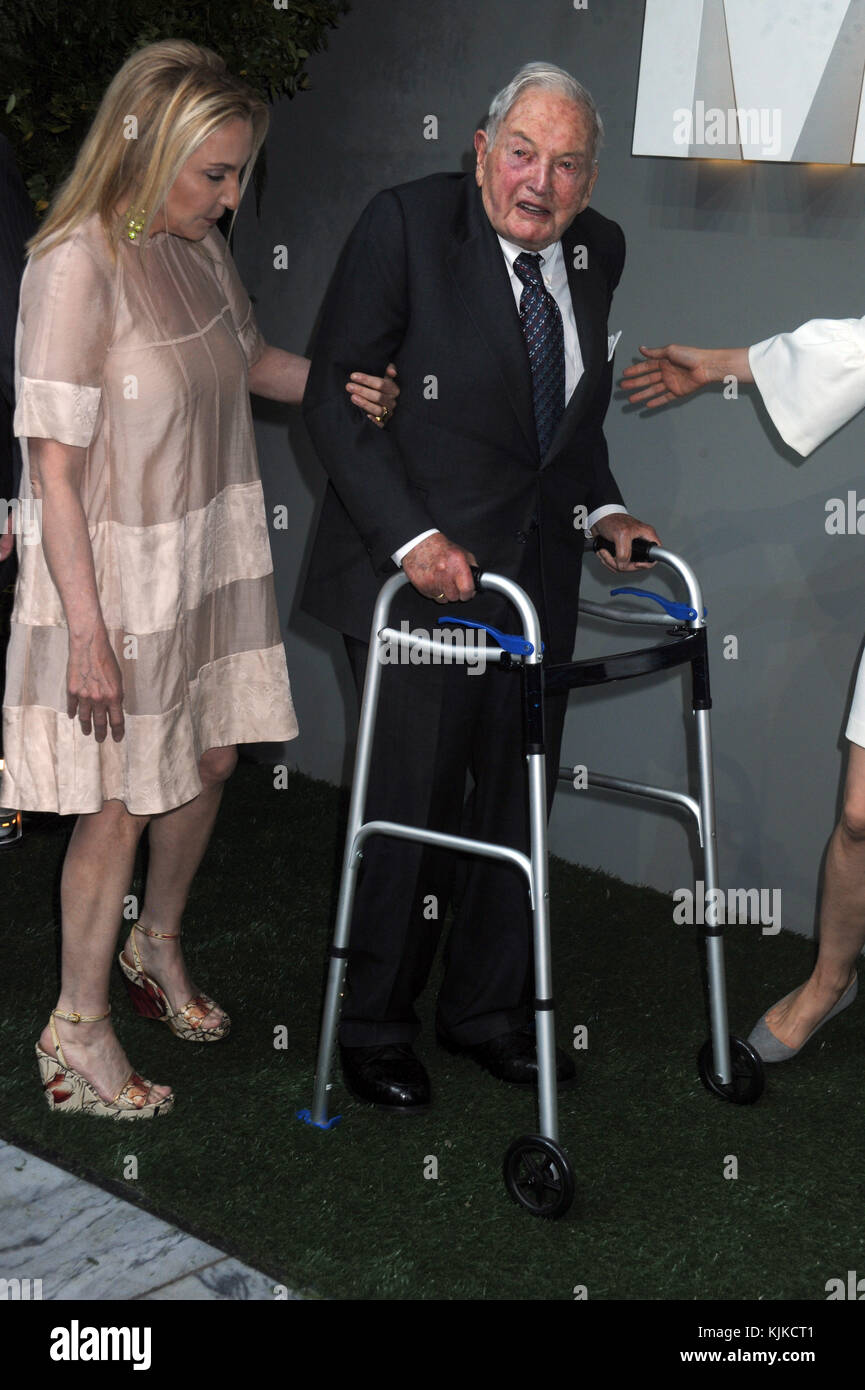NEW YORK, NY - JUNE 01: Susan Rockefeller, David Rockefeller Sr ...