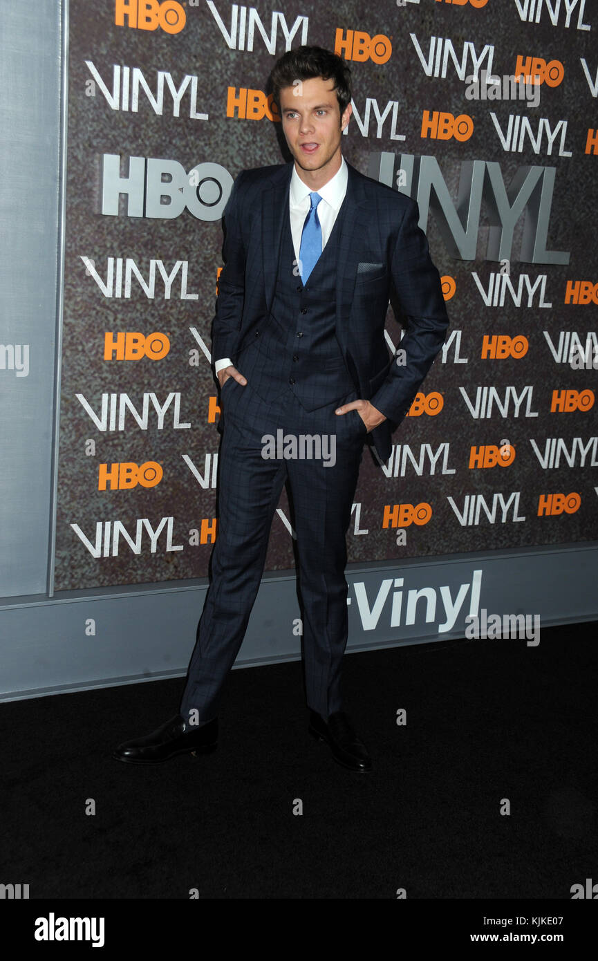 NEW YORK, NY - JANUARY 15: Jack Quaid attends the 'Vinyl' New York ...