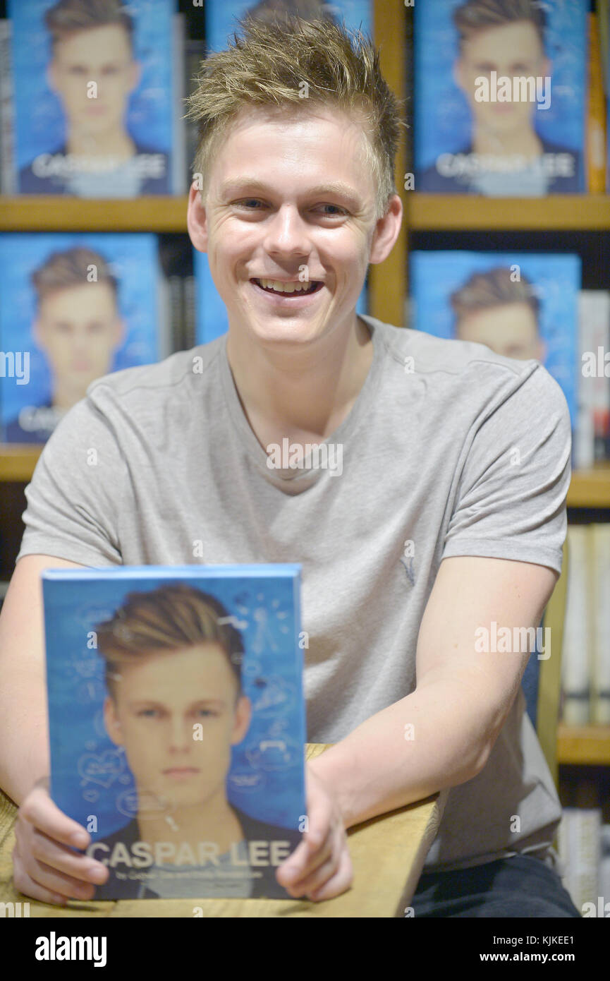 CORAL GABLES, FL - JUNE 09: Caspar Lee signs copies of his book 'Caspar ...
