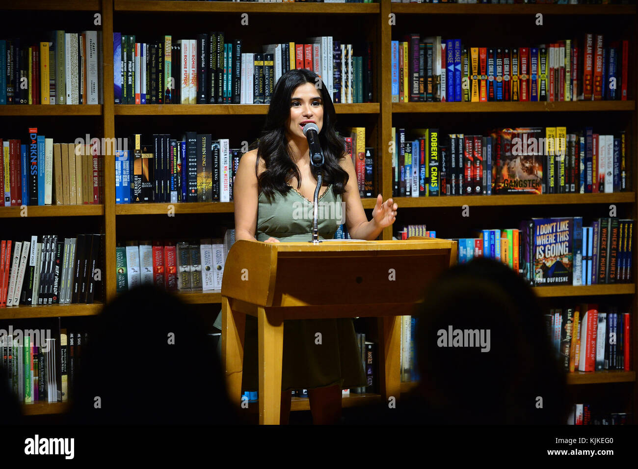 CORAL GABLES, FL - MAY 05: Diane Guerrero signs copies of her book 'In ...
