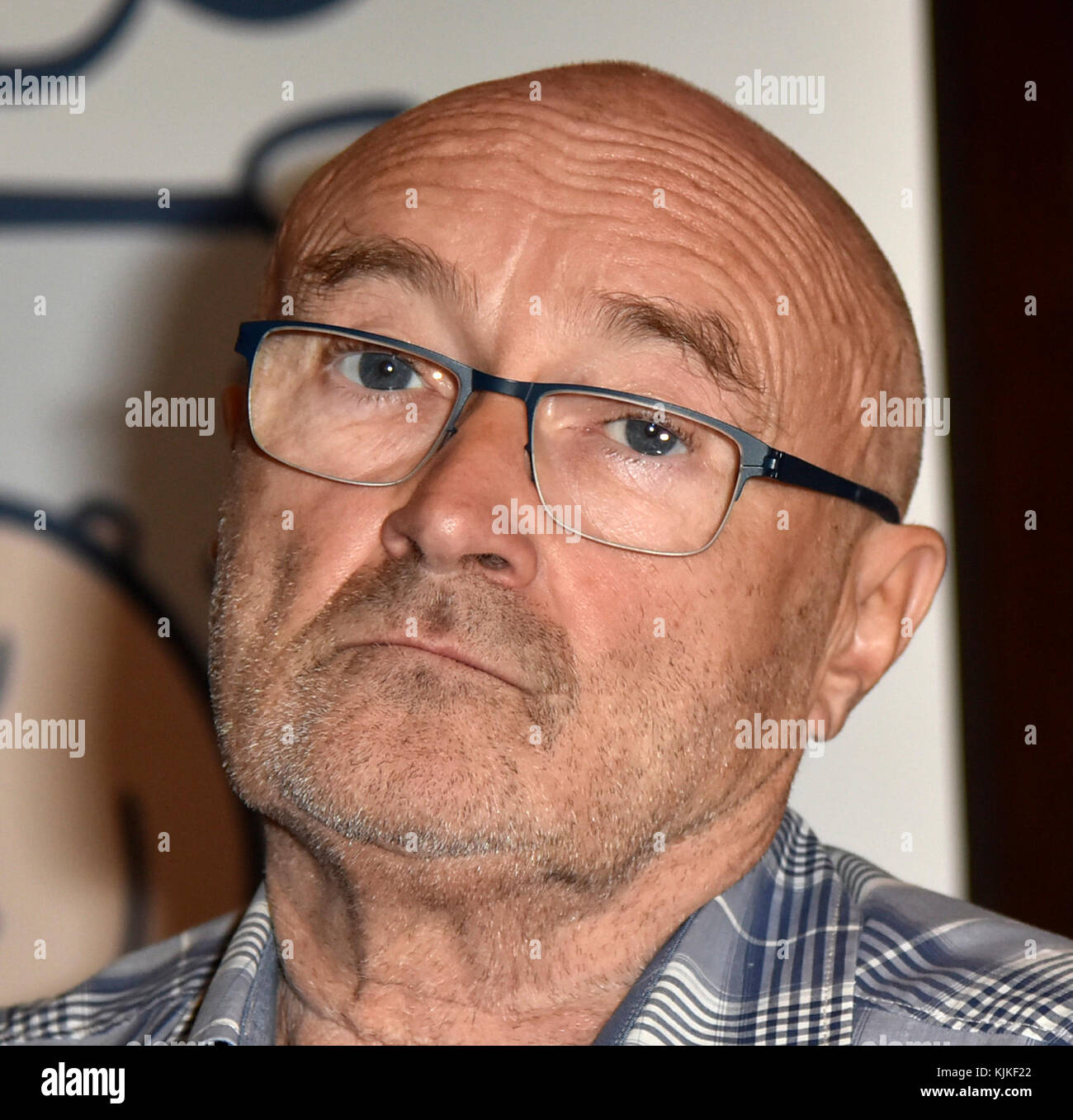 MIAMI BEACH, FL - FEBRUARY 26: Phil Collins and ex-wife Orianne Cevey ...
