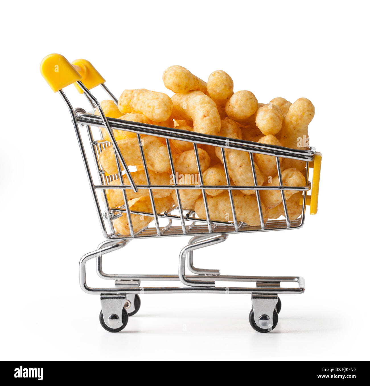Kids shopping cart junk food hi-res stock photography and images - Alamy