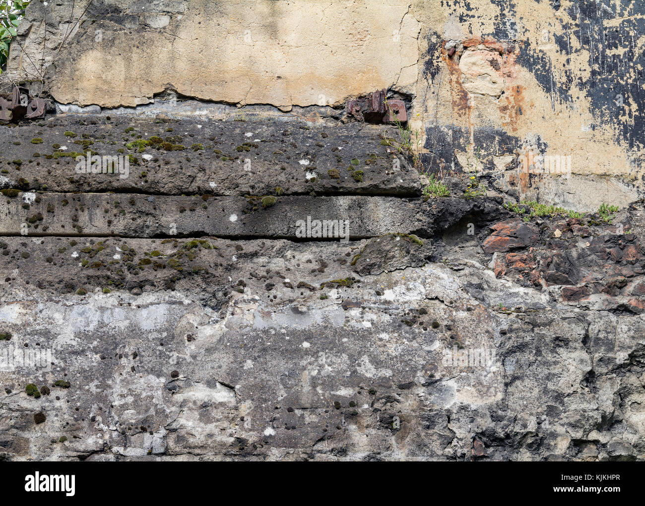 rundown rotten and dirty architectural detail Stock Photo - Alamy