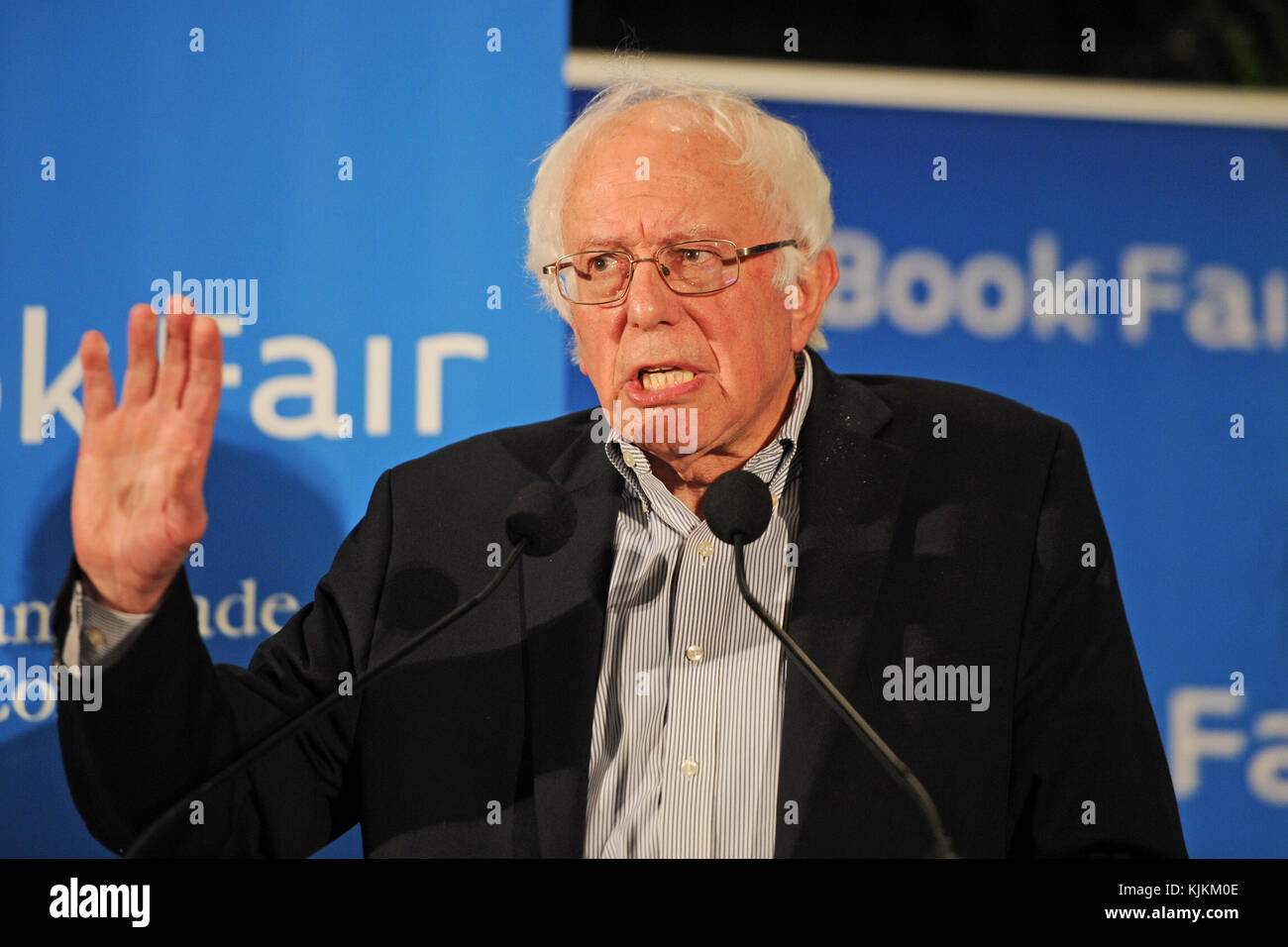 MIAMI, FL - NOVEMBER 19: Bernie Sanders attends the Miami Book Fair ...