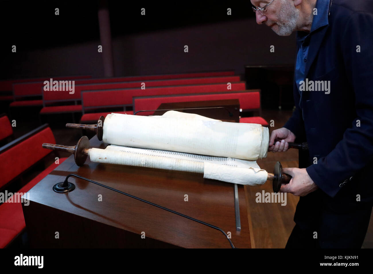 Synagogue of the Liberal Jewish Community of Geneva. Switzerland Stock ...