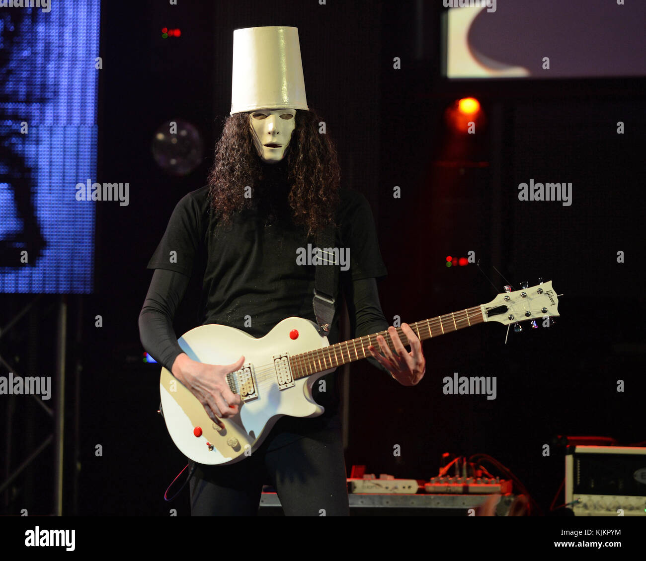 FORT LAUDERDALE, FL - FEBRUARY 28: Brian Patrick Carroll AKA Buckethead performs at The Culture ...