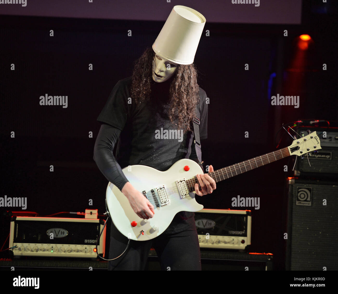 Brian patrick carroll aka buckethead performs at the culture room hi ...
