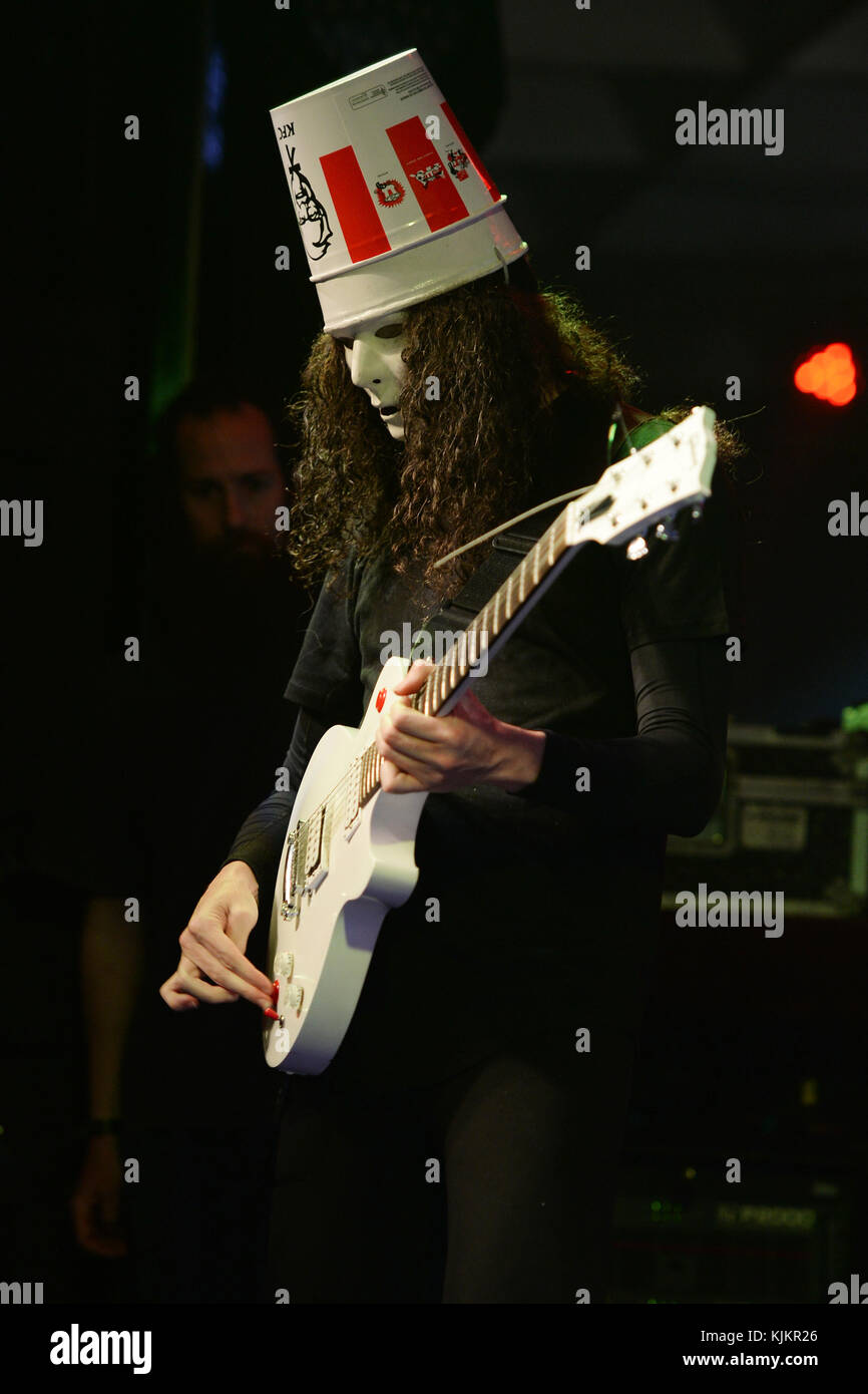 FORT LAUDERDALE, FL - FEBRUARY 28: Brian Patrick Carroll AKA Buckethead ...