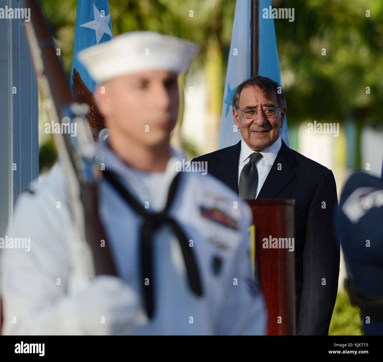 MIAMI, FL - NOVEMBER 19: Secretary of defense Leon Panetta attends the ...
