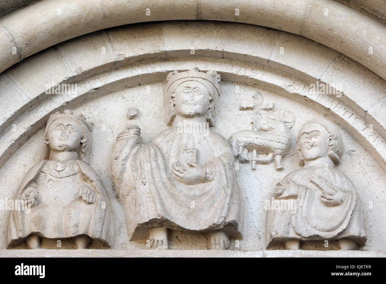 Virgin tympanum hi-res stock photography and images - Alamy