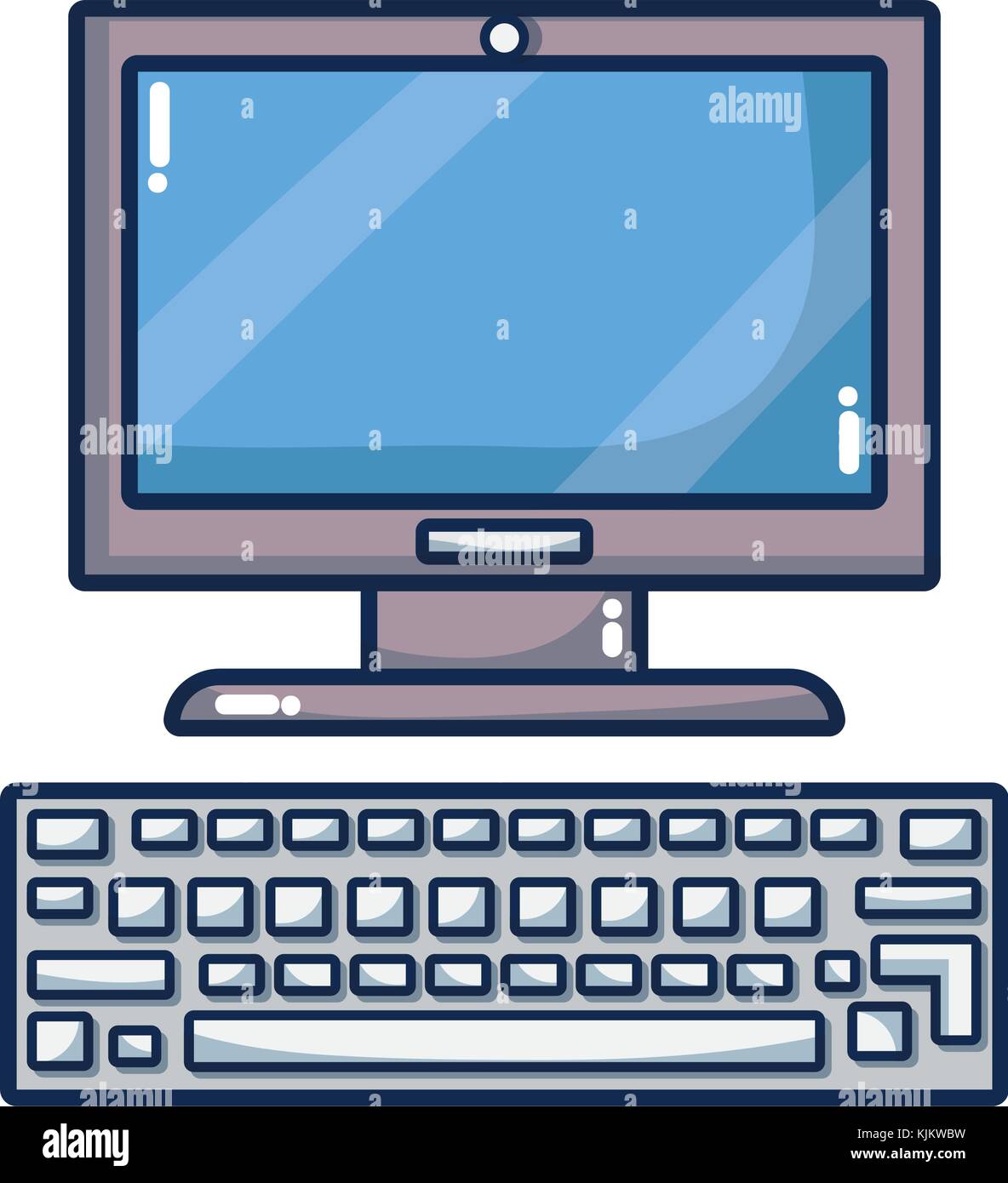 Isolated computer design Stock Vector Image & Art - Alamy