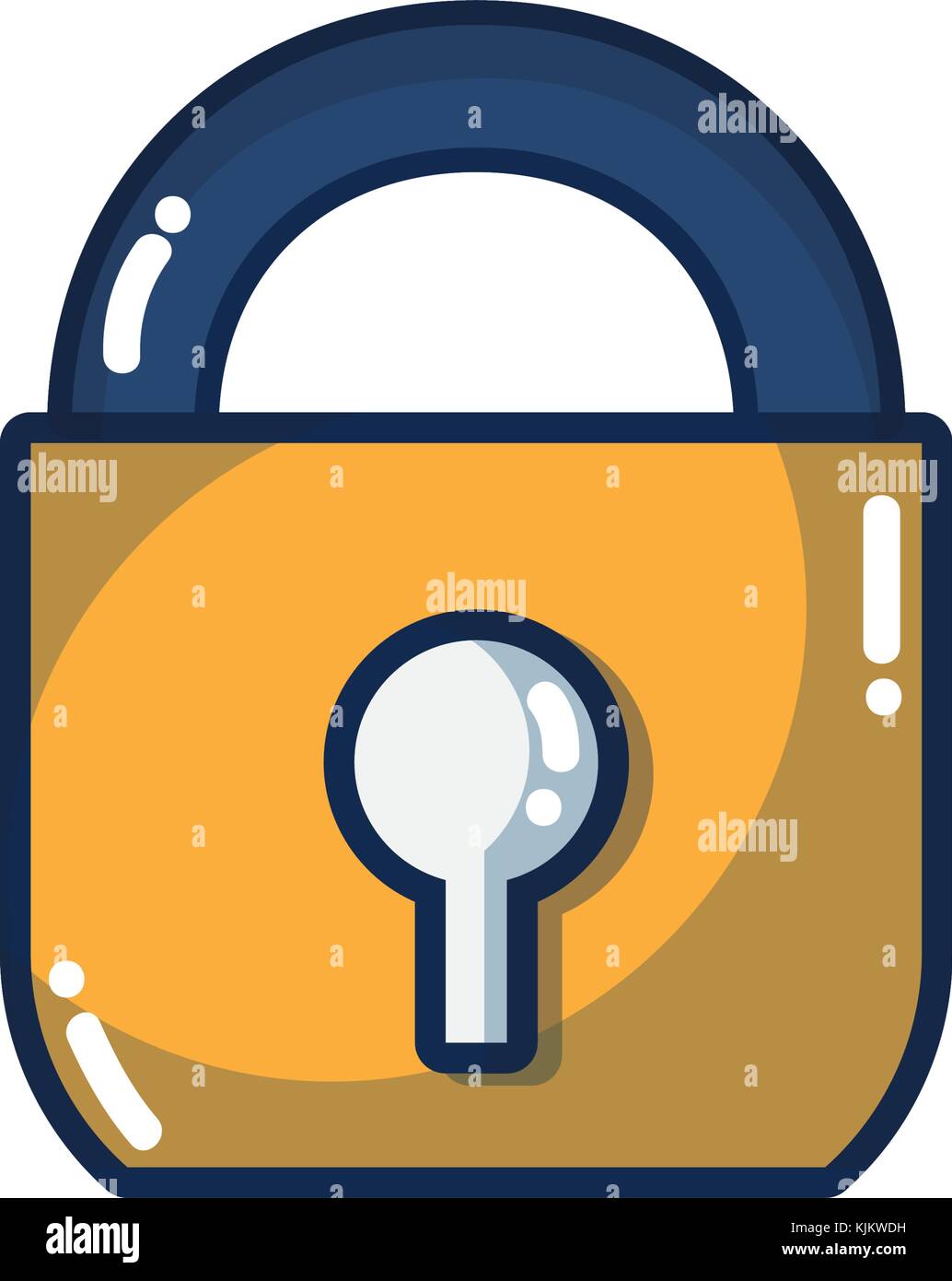 Isolated padlock design Stock Vector Image & Art - Alamy