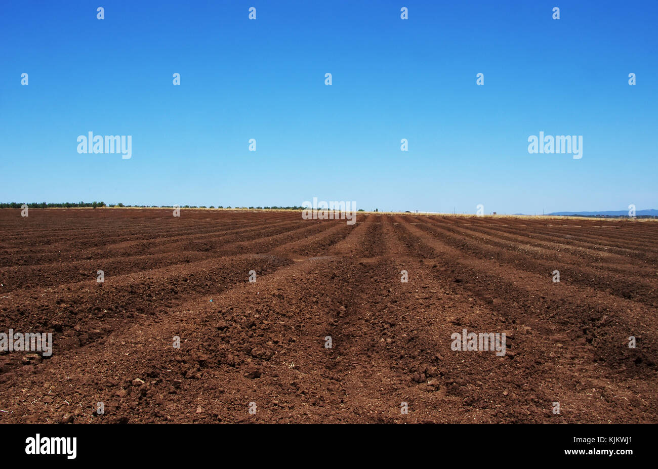 Furrows row pattern in hi-res stock photography and images - Alamy