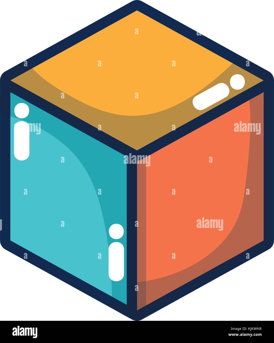 Cube shape design Stock Vector Image & Art - Alamy