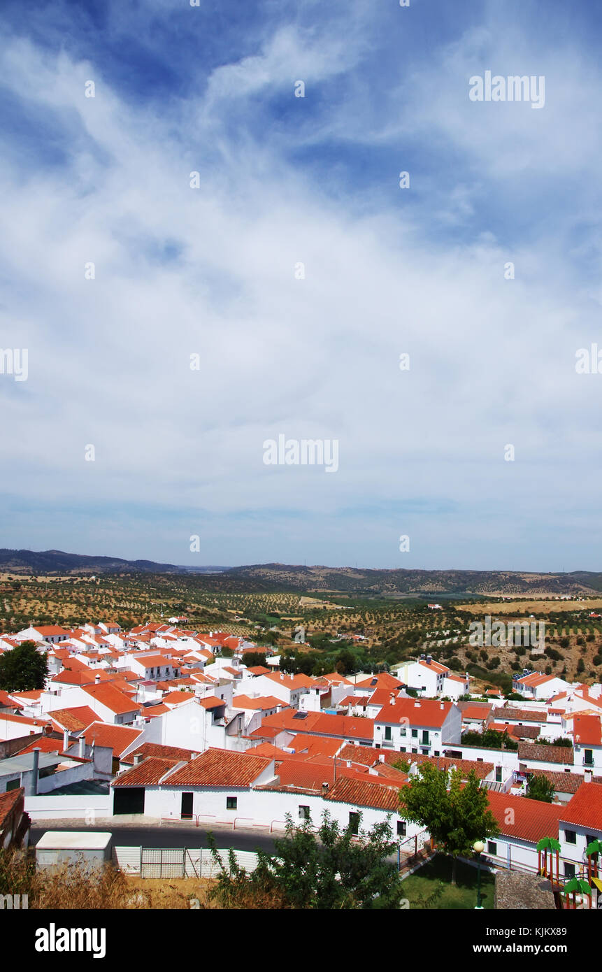 landscape of Moura village, Alentejo, Portugal Stock Photo - Alamy