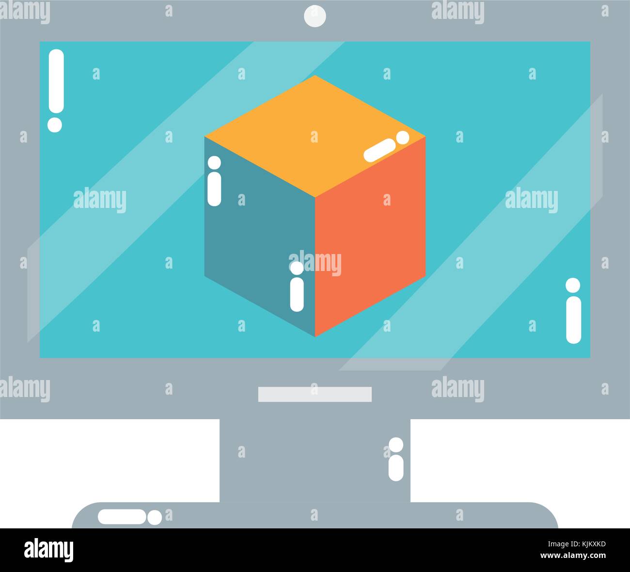 Isolated computer design Stock Vector Image & Art - Alamy