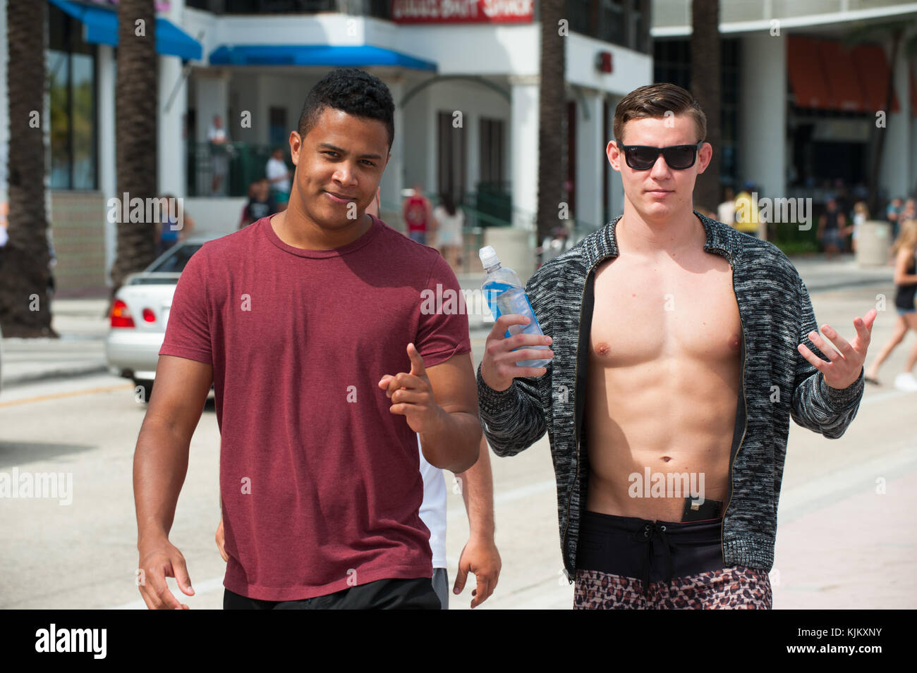MIAMI BEACH, FL - MARCH 07: College kids party as they celebrate Spring ...