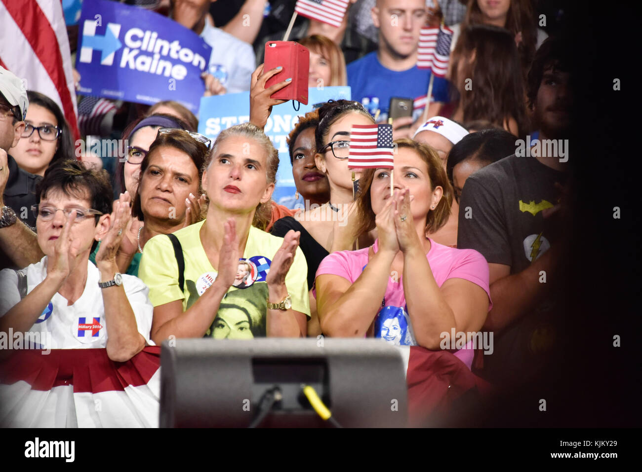 MIAMI, FL - JULY 23: Democratic presidential candidate former Secretary ...