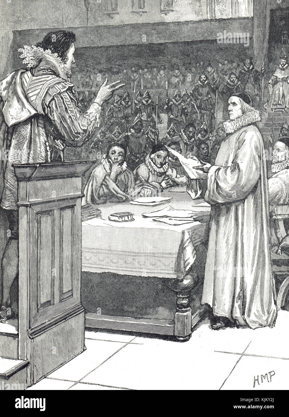 Trial of Lord Buckingham in the Star Chamber, 1626 Stock Photo - Alamy