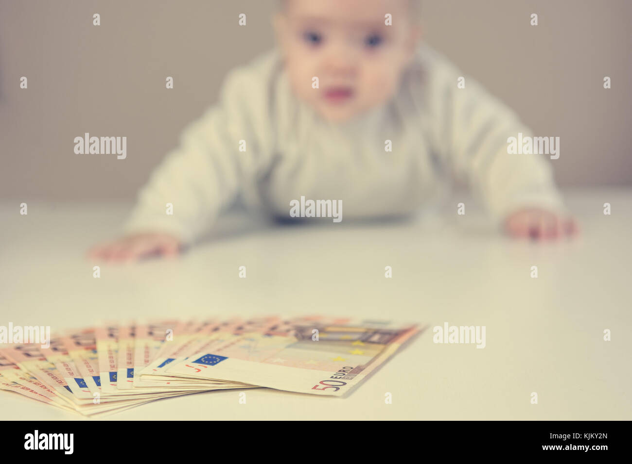 Retro baby money hi-res stock photography and images - Alamy