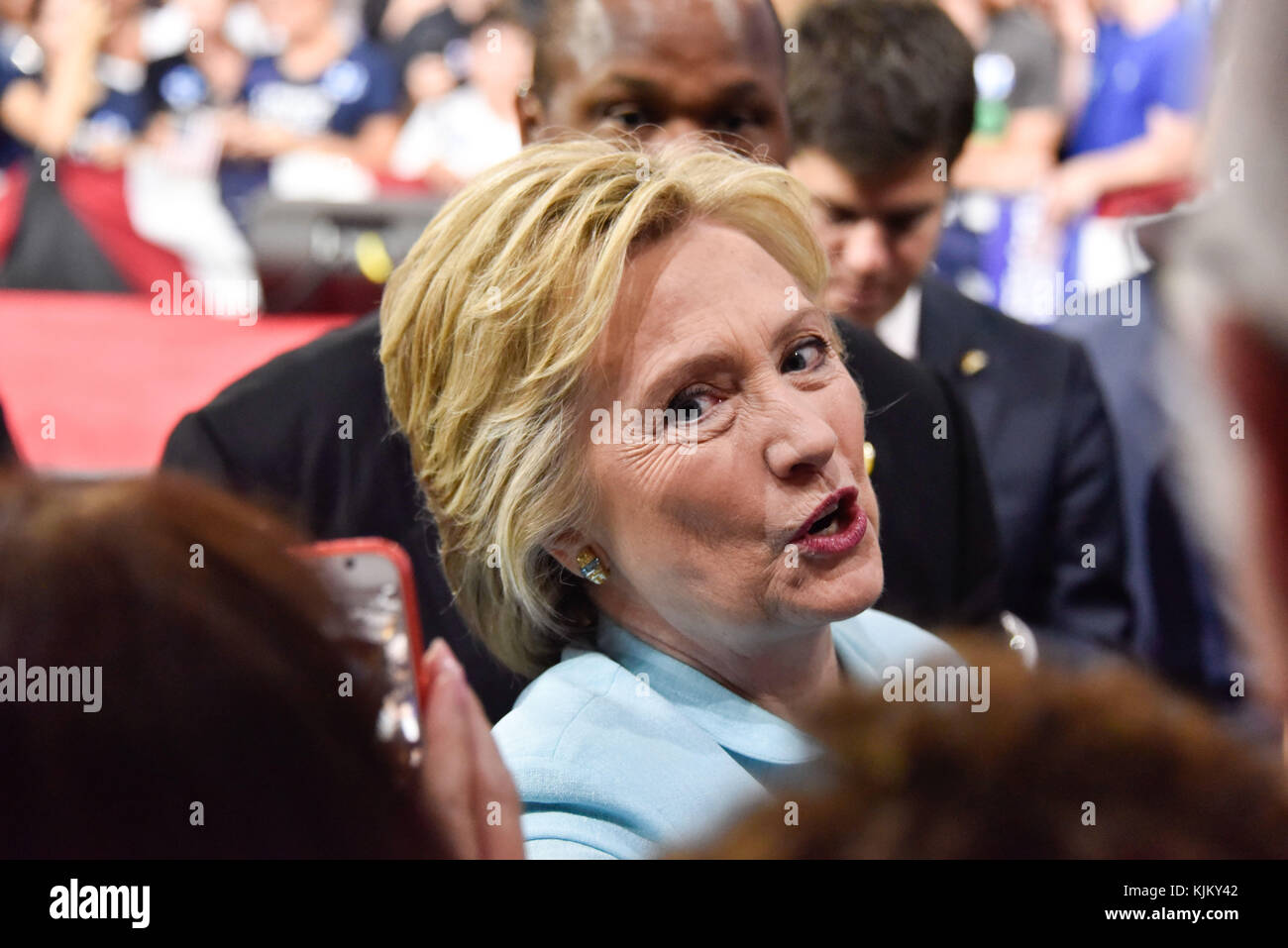 MIAMI, FL - JULY 23: Democratic presidential candidate former Secretary ...