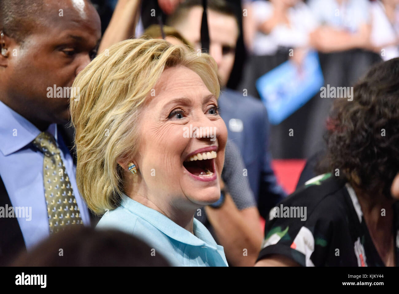 MIAMI, FL - JULY 23: Democratic presidential candidate former Secretary ...