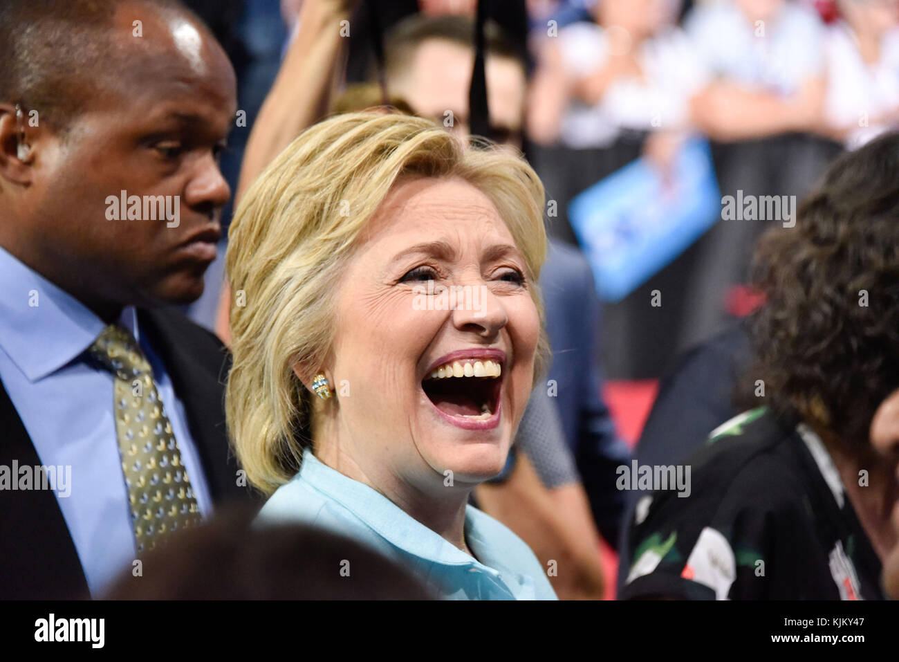 MIAMI, FL - JULY 23: Democratic presidential candidate former Secretary ...