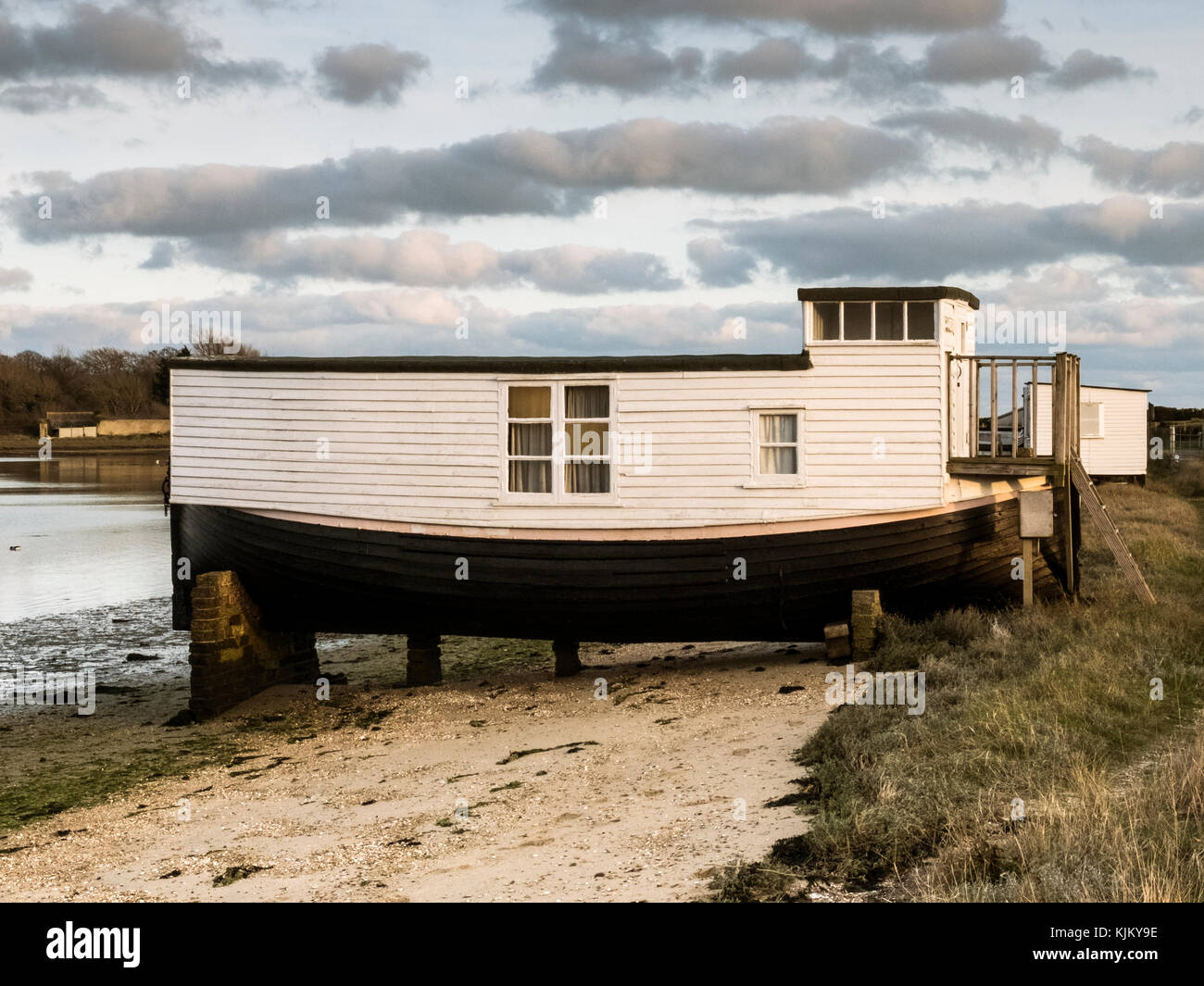 Old wooden boathouse on hi-res stock photography and images - Alamy