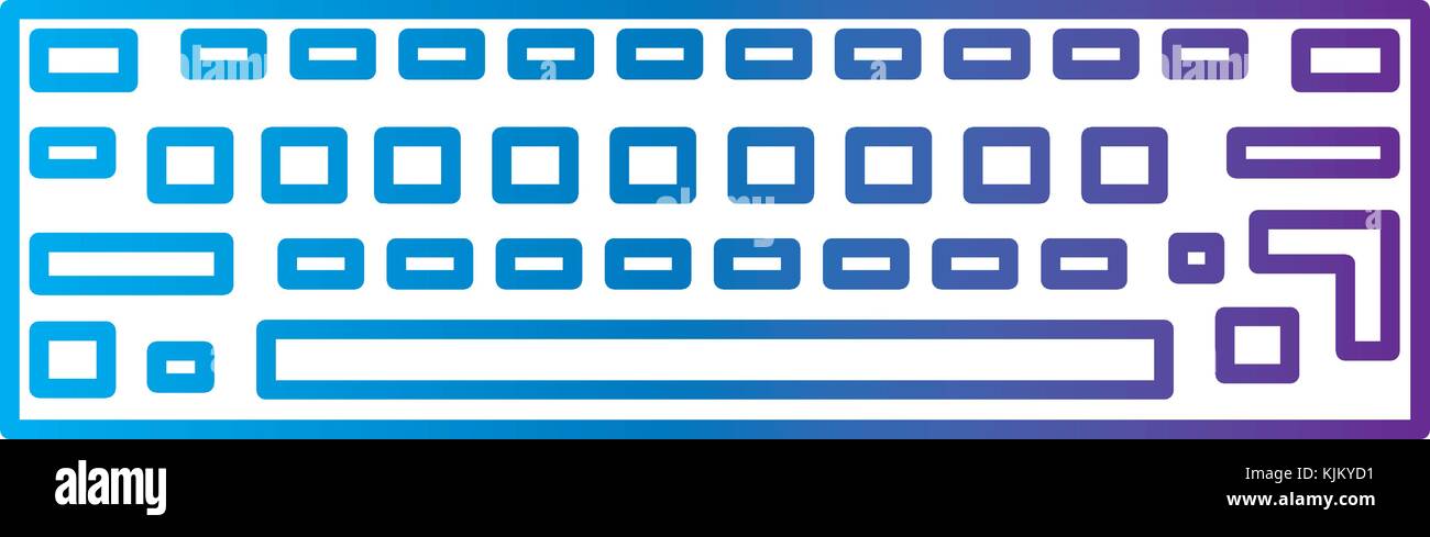 Isolated keyboard design Stock Vector Image & Art - Alamy