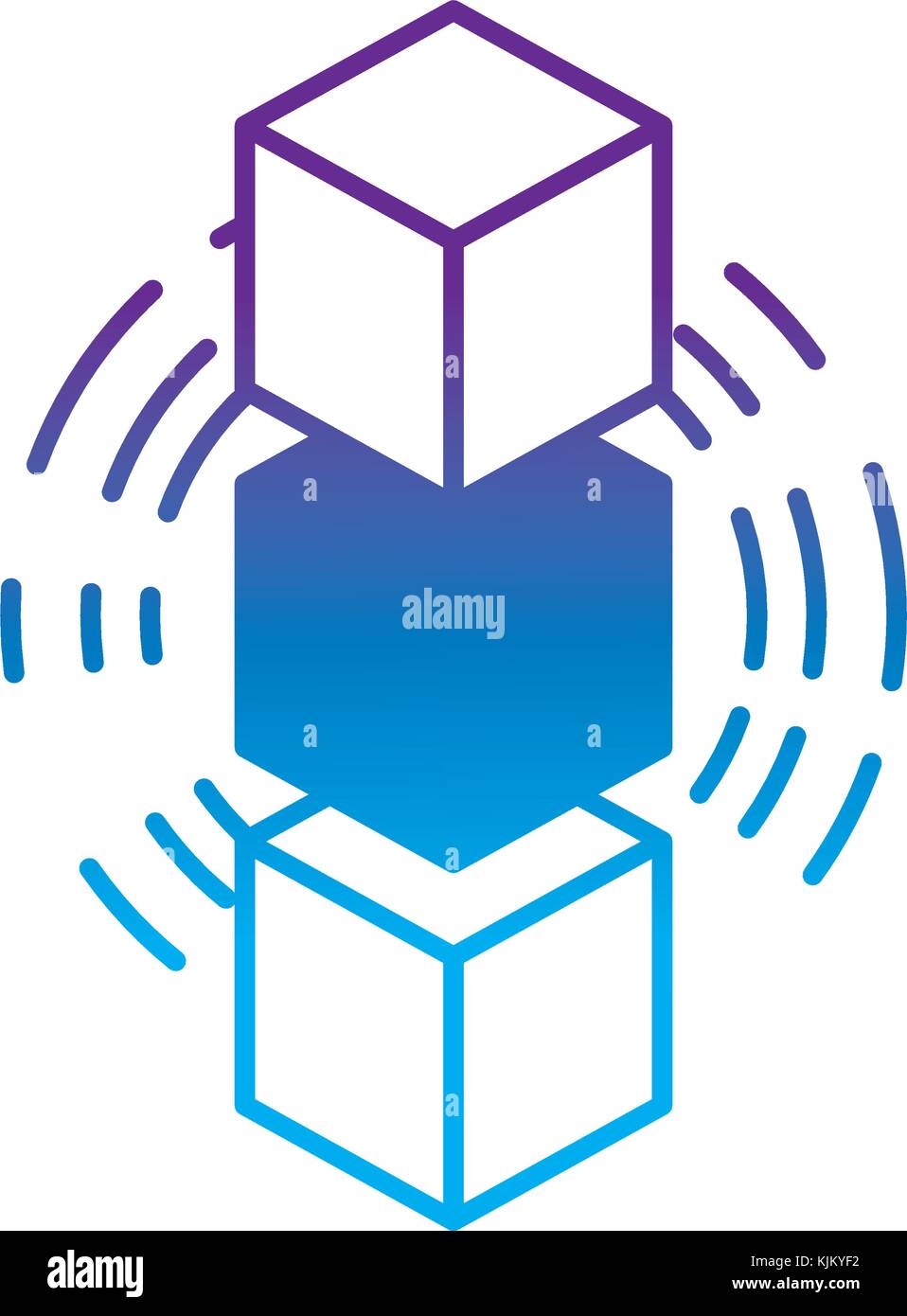 Cube shape design Stock Vector Image & Art - Alamy