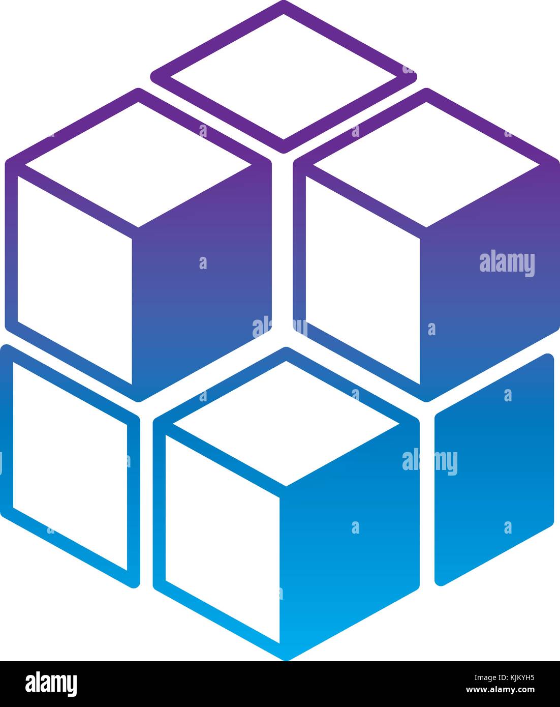 Cube shape design Stock Vector Image & Art - Alamy