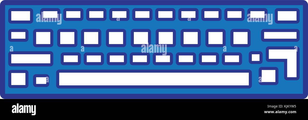 Isolated keyboard design Stock Vector Image & Art - Alamy