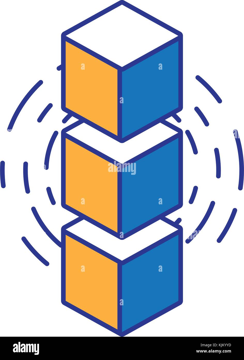 Cube shape design Stock Vector Image & Art - Alamy