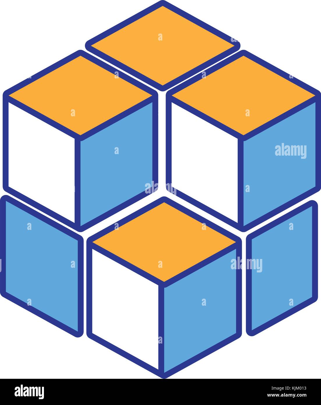 Cube shape design Stock Vector Image & Art - Alamy