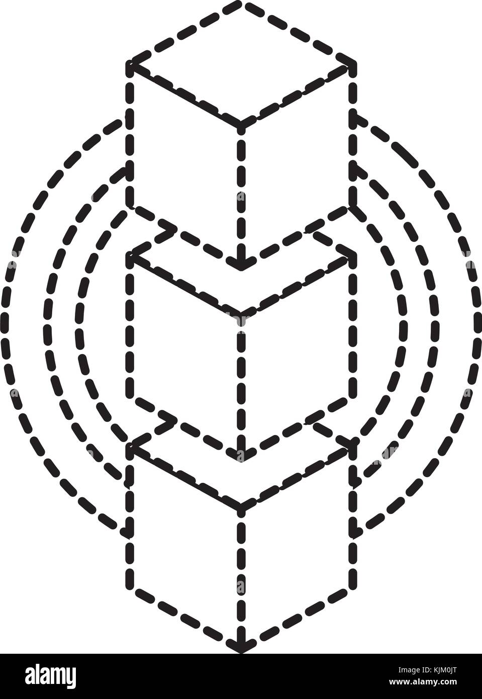 Cube shape design Stock Vector Image & Art - Alamy