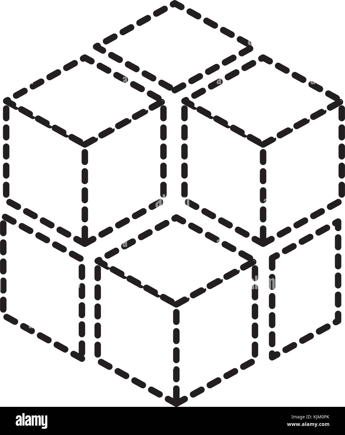 Cube shape design Stock Vector Image & Art - Alamy