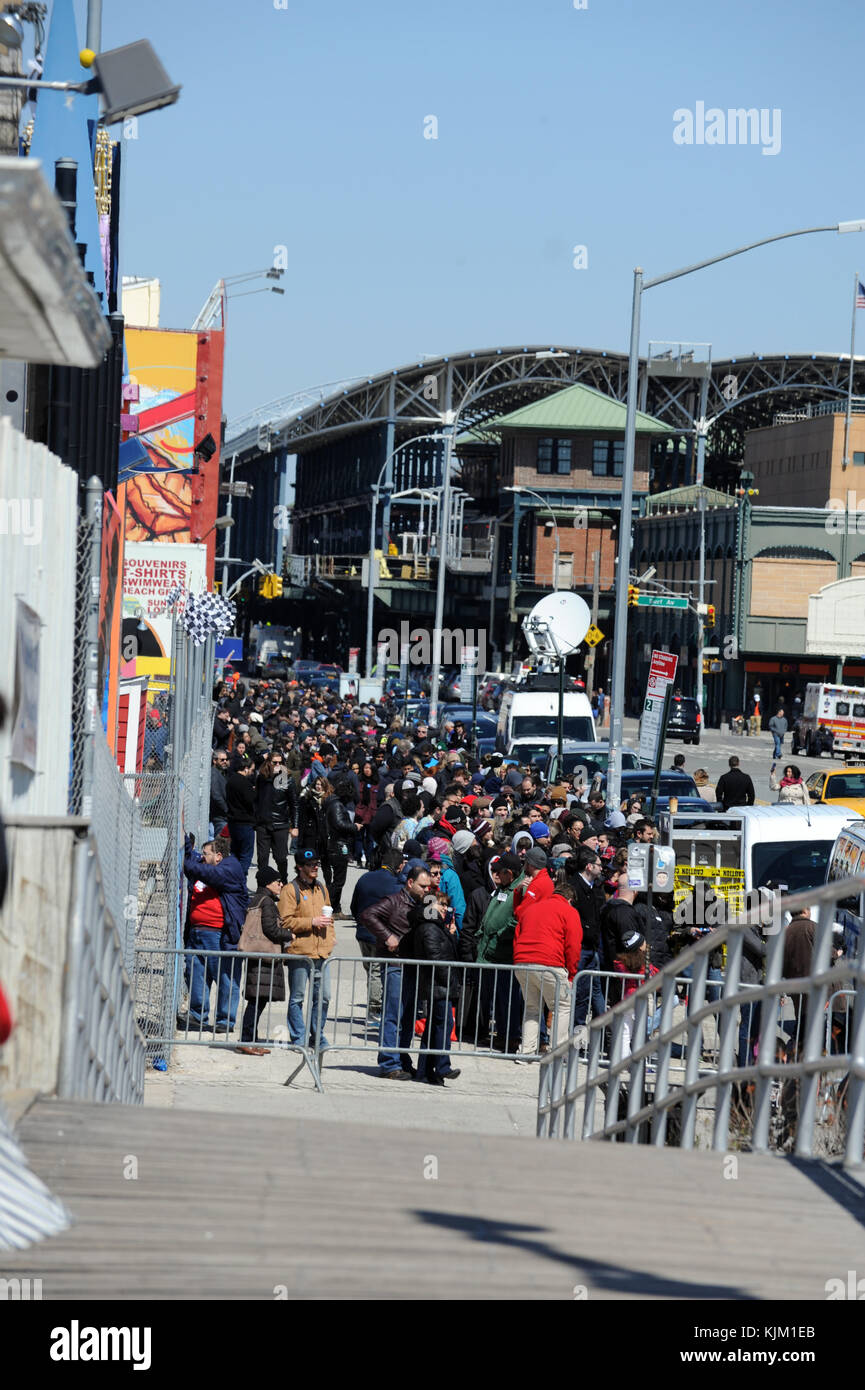BROOKLYN, NEW YORK - APRIL 10: Bernie Sanders speaks during his rally ...