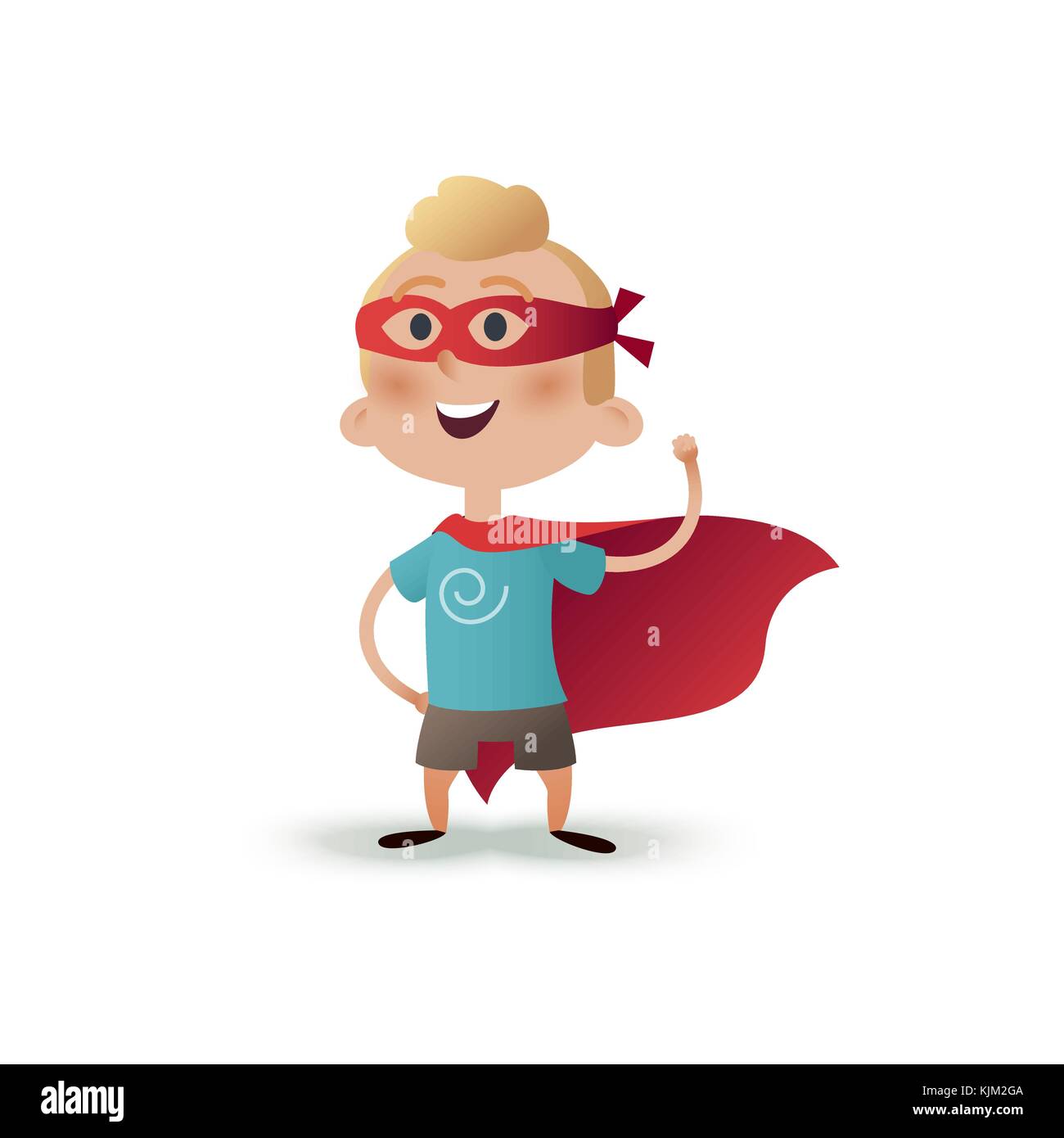 Boy Pushing Boy Into A Wishing Well Animated