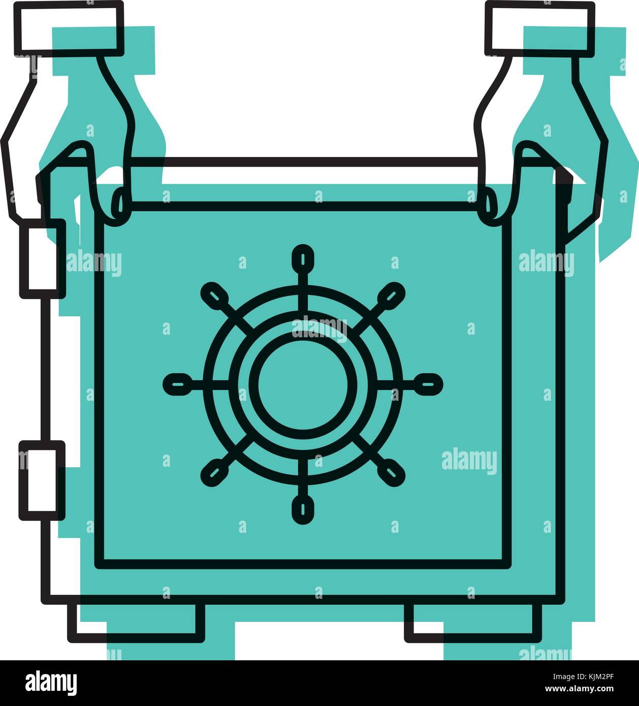Isolated strongbox design Stock Vector Image & Art - Alamy