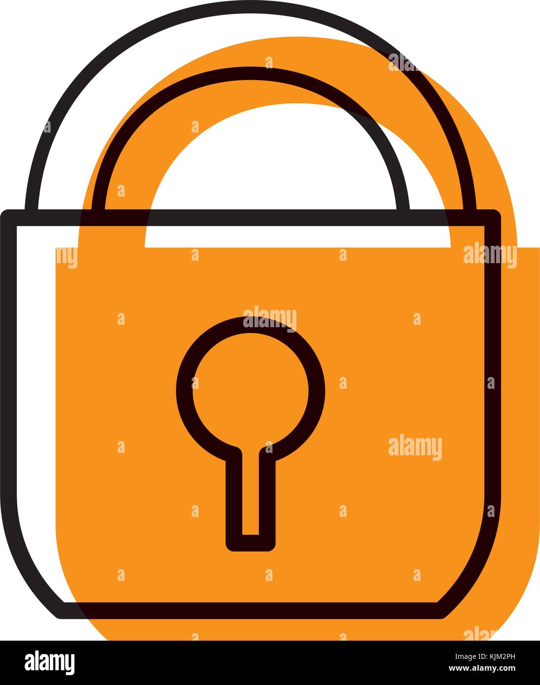 Isolated padlock design Stock Vector Image & Art - Alamy