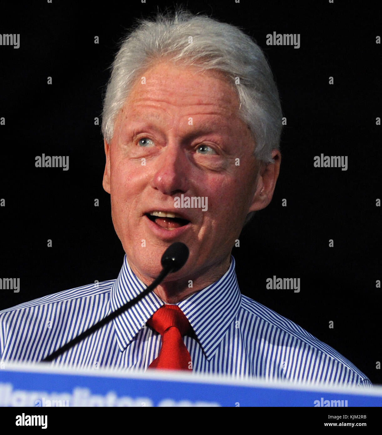 EDISON, NJ - MAY 27: Former US president Bill Clinton rallies Hillary ...
