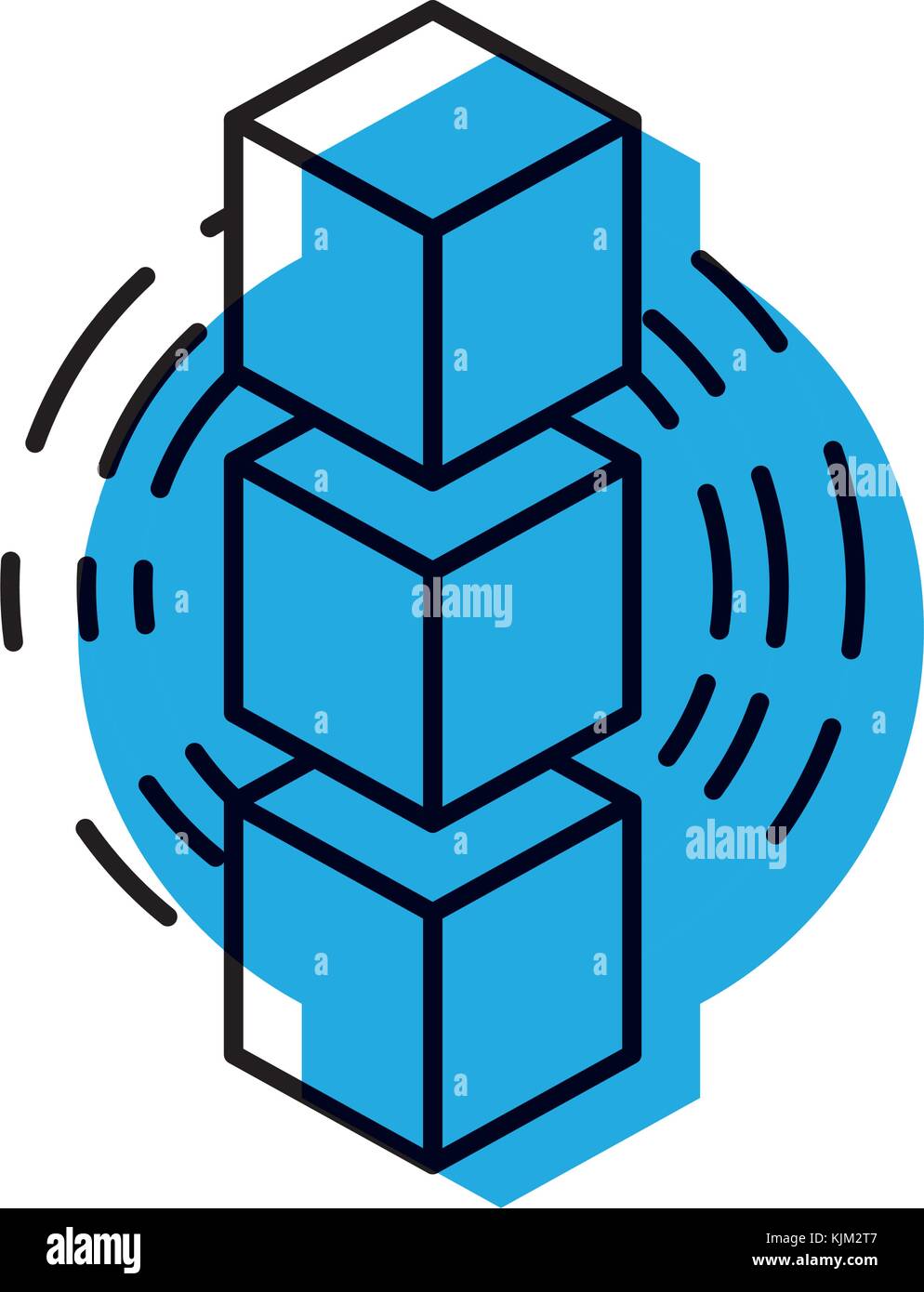 Cube shape design Stock Vector Image & Art - Alamy