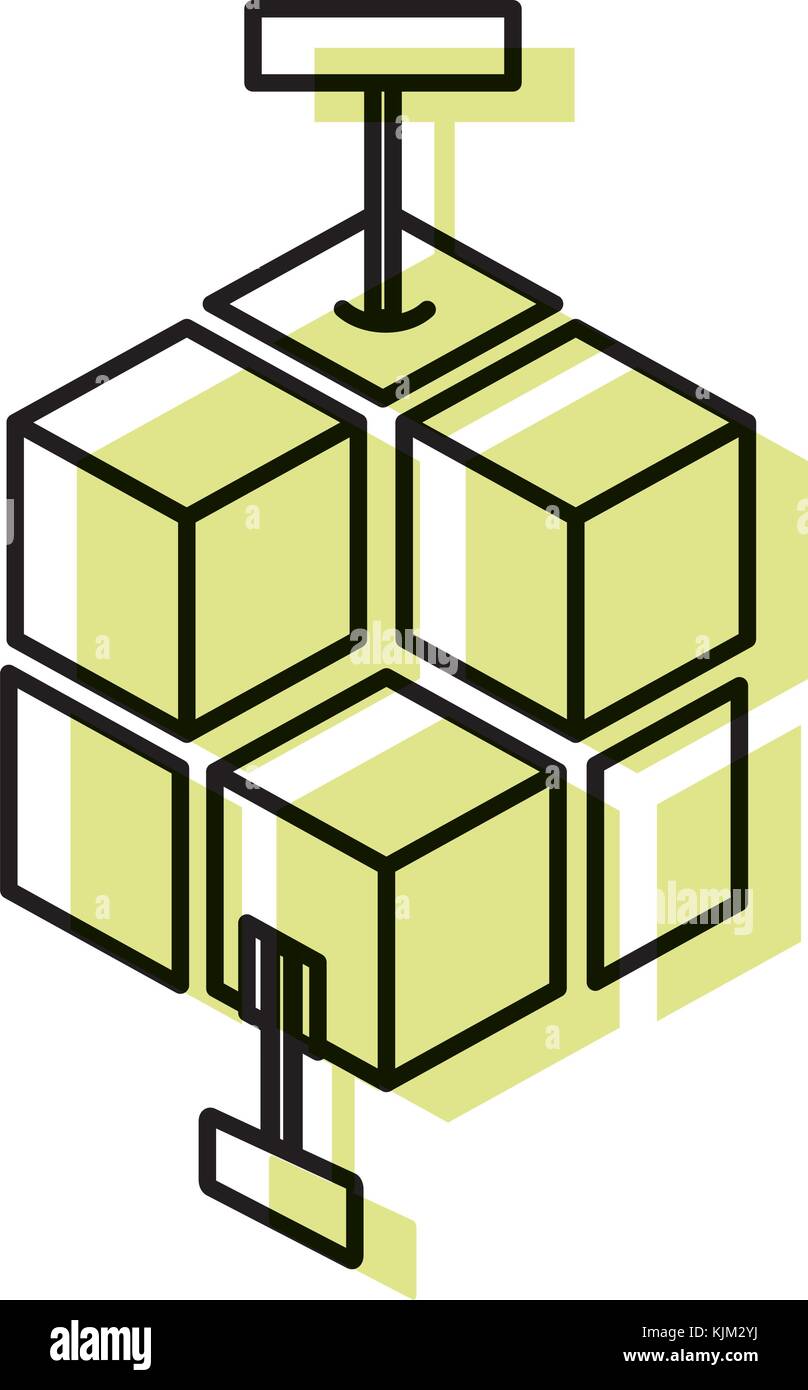 Cube shape design Stock Vector Image & Art - Alamy